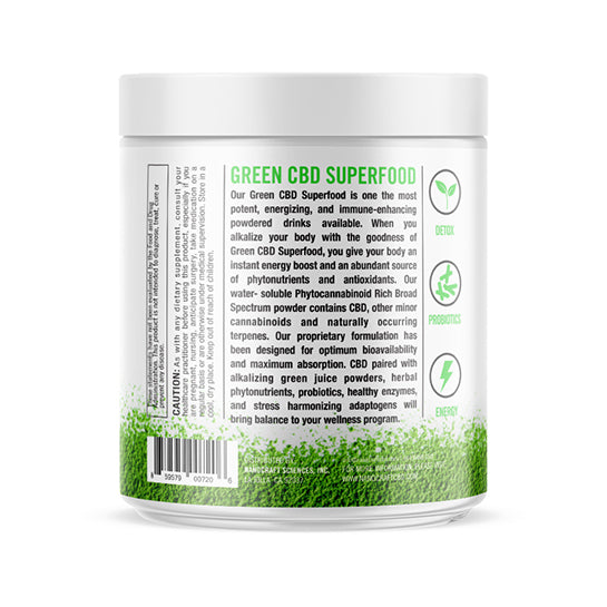 Nanocraft CBD Superfood Green Powder - Nug Republic